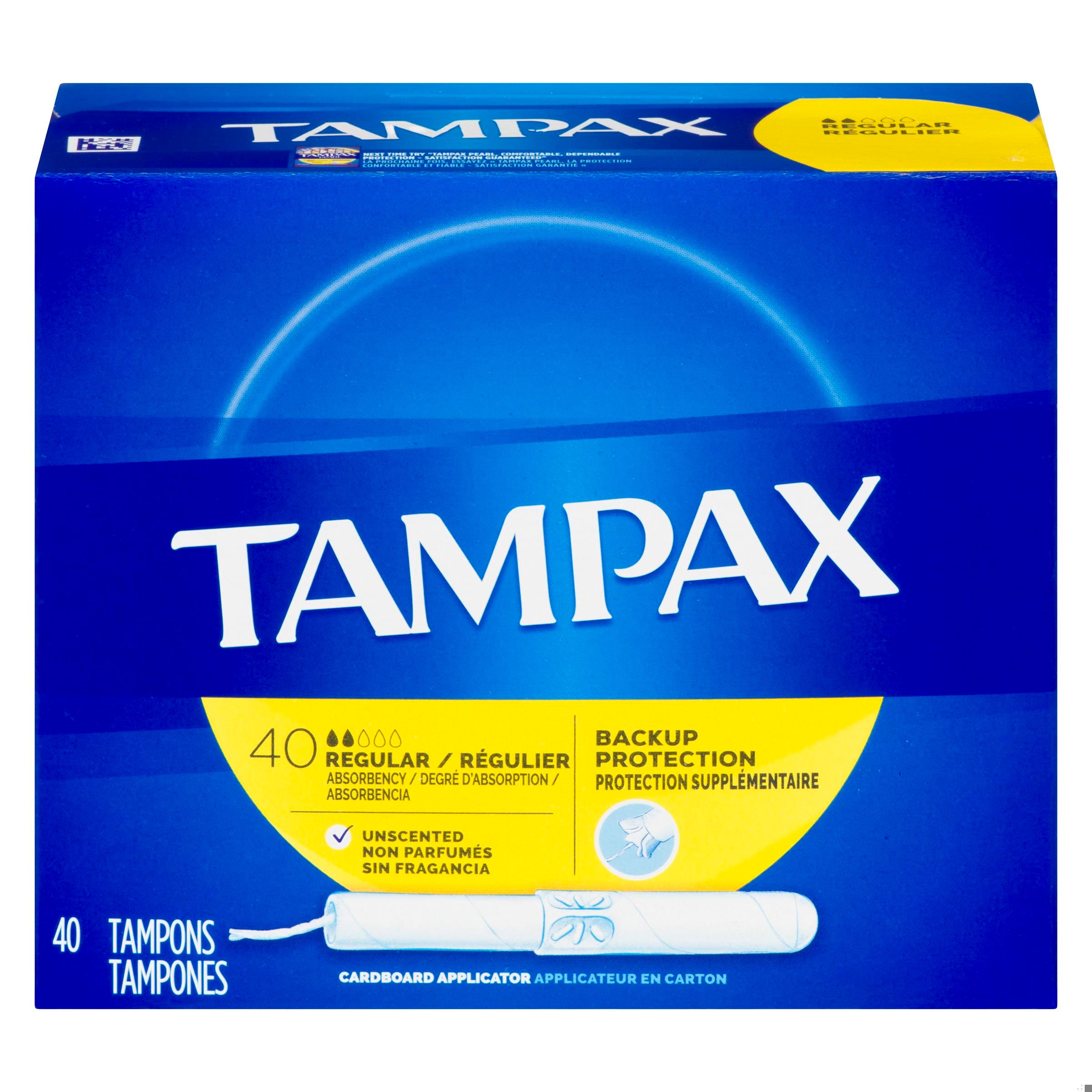 TAMPAX BIODEGRADABLE APPLICATOR RG 40